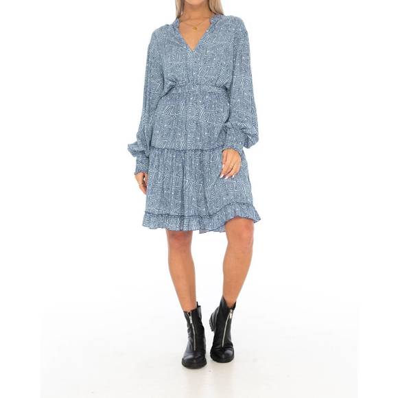 Skemo | Dresses | New Skemo Namibia Winter Paris Dress In Indigo | Poshmark